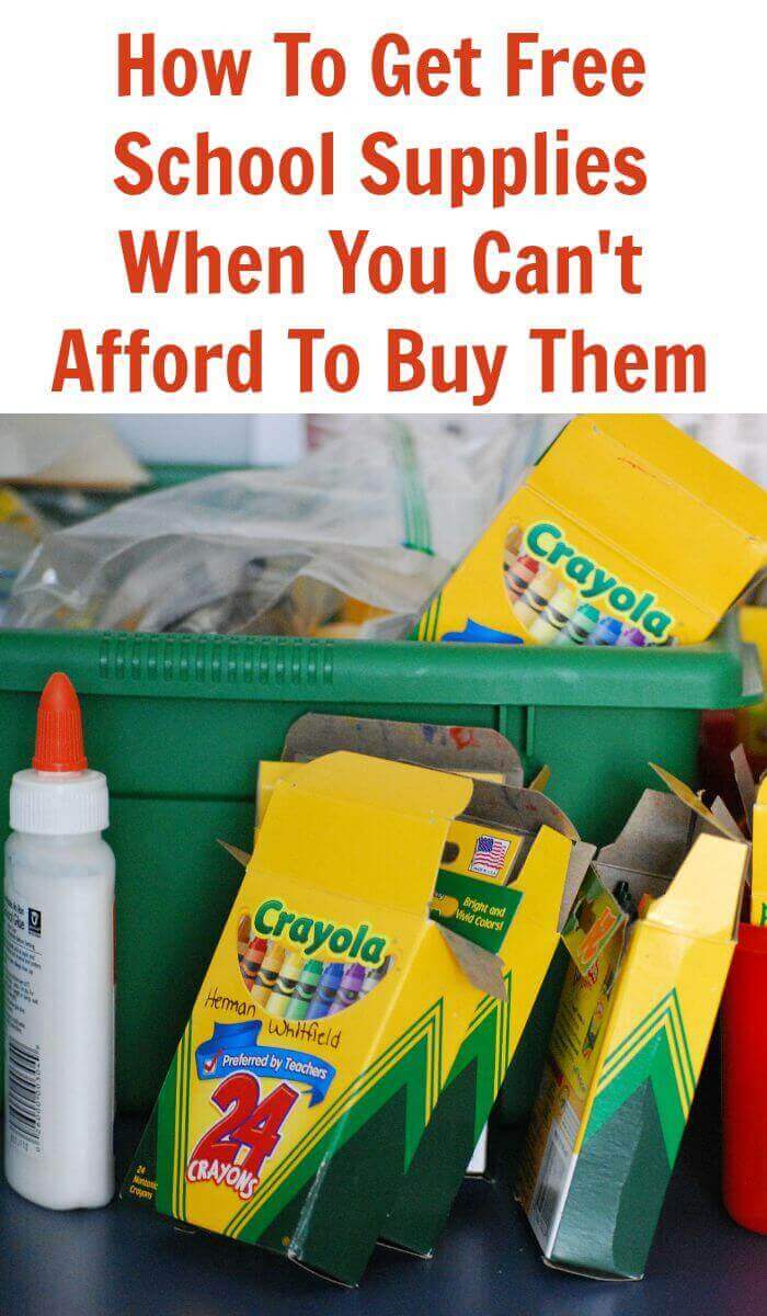 How To Get Free School Supplies When You Can t Afford To Buy Them How To Get Free School Supplies When You Can t Afford To Buy Them