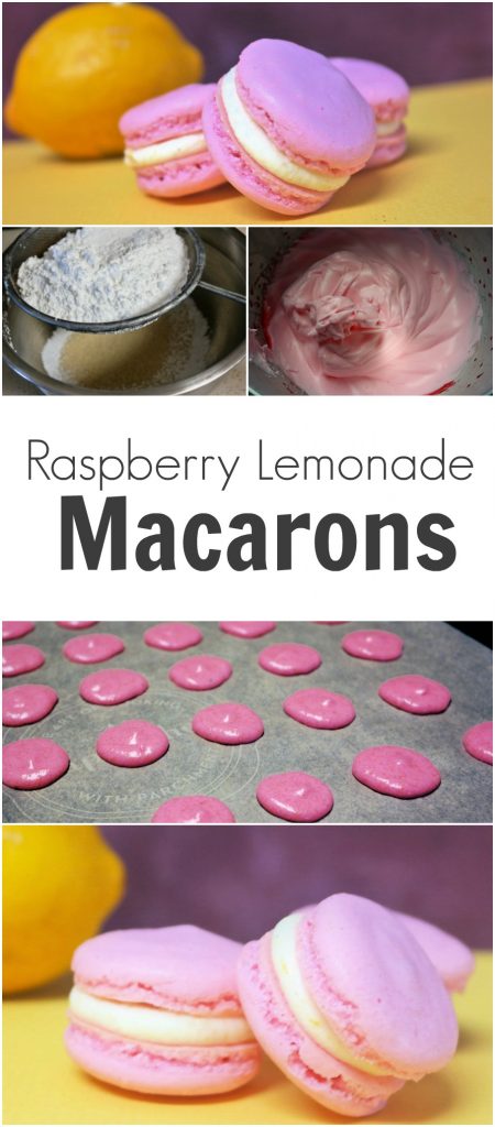 Raspberry Lemonade Macarons screams Summer