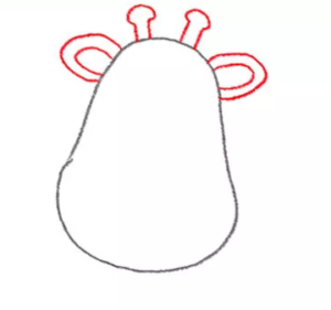 How to Draw a Cute Giraffe - Easy Giraffe Drawing For Kids
