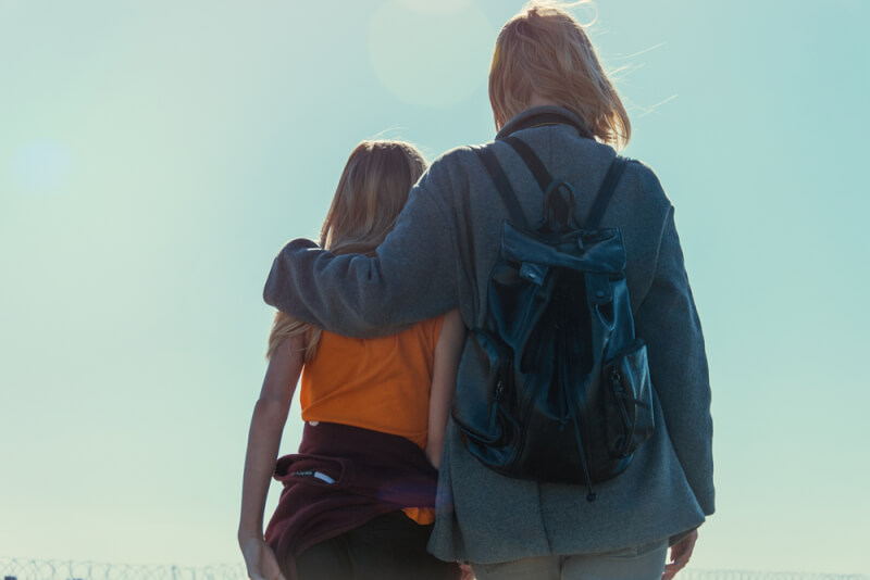 Mutual understanding between the parent and the child. Mother and ...